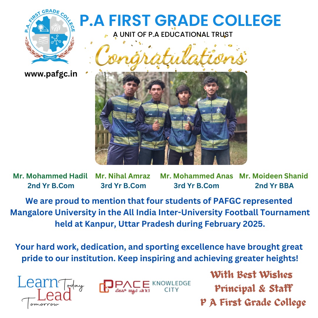 PA First Grade College Mangalore