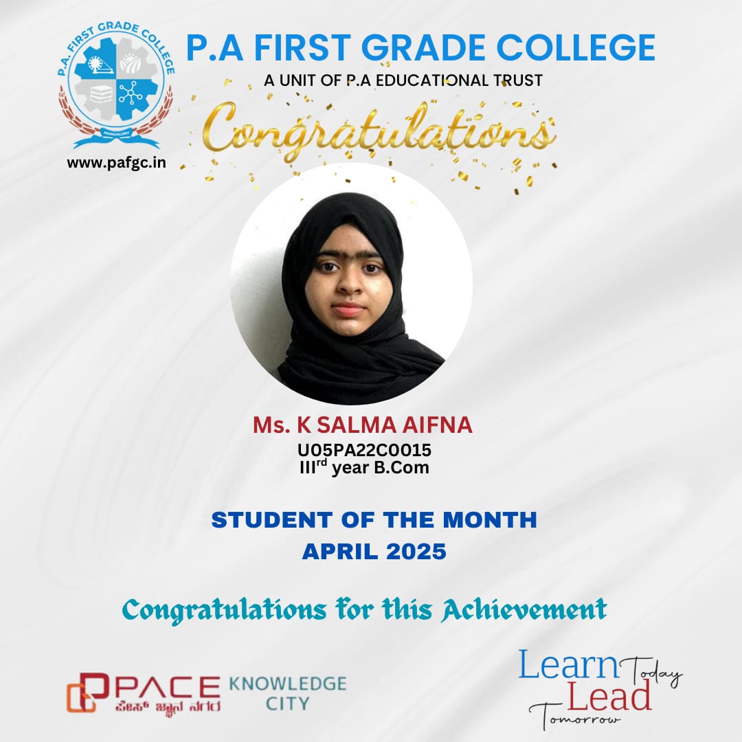 PA First Grade College Mangalore